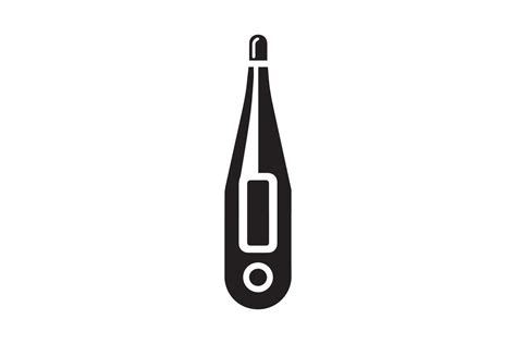 A Black And White Image Of A Thermometer 56391133 Vector Art At Vecteezy