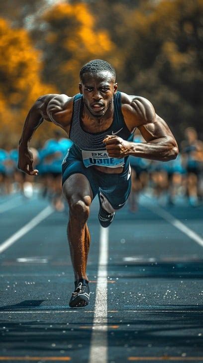Free Sprinter In Action Image Download At Stockcake