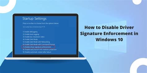 How To Disable Driver Signature Enforcement In Windows