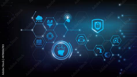 Ai Technology Artificial Intelligence Artificial Intelligence Icon Set Containing Machine