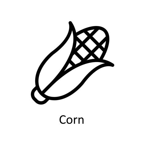 Corn Vector Outline Icons Simple Stock Illustration Stock 21959788 Vector Art At Vecteezy