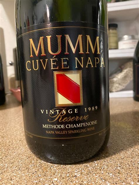1989 Mumm Napa Cuvée Napa Reserve Usa California Napa Valley