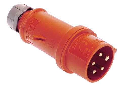 Cee 16a Stecker Mennekes 16a 400v 5 Polig Lecos Elektronik Alles