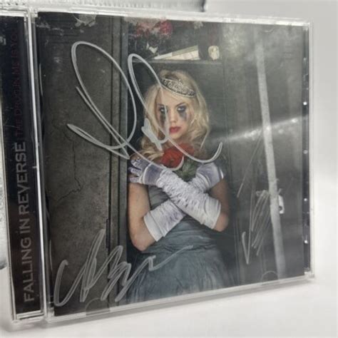 Signed Ronnie Radke Falling In Reverse The Drug In Me Is You Cd