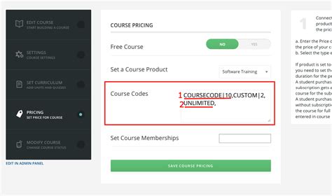 Course Codes Wplms Wordpress Lms Documentation