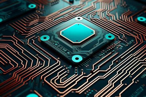 Premium Photo Circuitry Texture Background With Metallic Surfaces