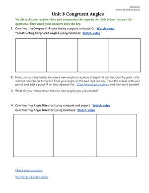Geom Unit Lesson Midpoint Geometry Unit Geometry Basics Unit Midpoint Wild Wonders