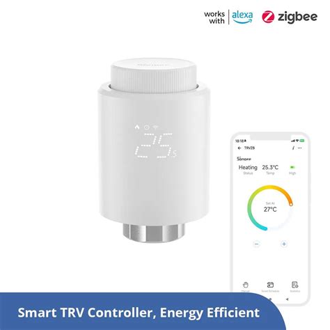 Itead Valvola Termostatica Per Radiatore Sonoff Zigbee Opencircuit