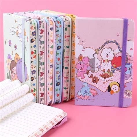 Jual Notebook Pocket A6 Lucu Imut Pengunci Karet Buku Agenda Mini