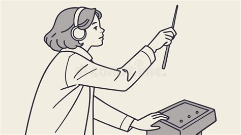 Teacher Lecturing With Pointer Education And Learning Vector Design Generative Ai Stock