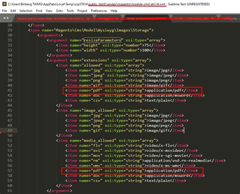 Can Not Upload Pdf In Content Block Magento Forums