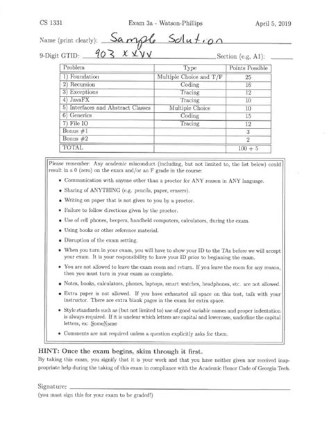 sample watson phillips sp19 exam3a solutions pdf