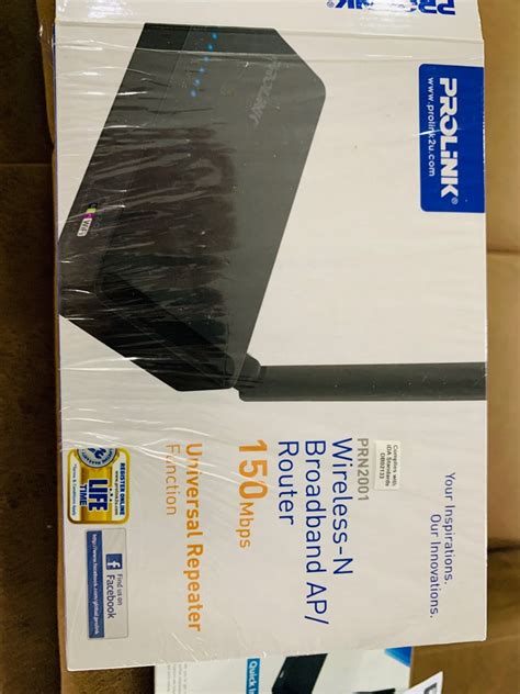Prolink Wireless N Broadband Ap Router Computers And Tech Office
