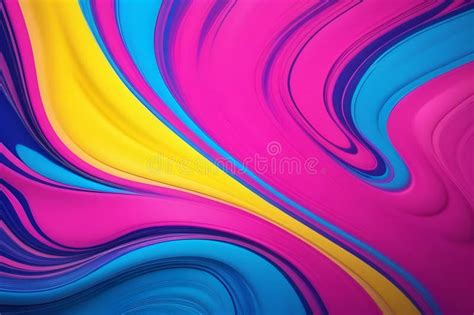Abstract Colorful Background With Lines Generative Ai Stock Illustration Illustration Of