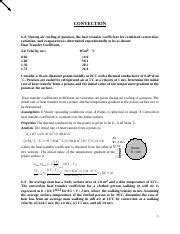 Convection Docx CONVECTION During Air Cooling Of Potatoes The Heat Transfer Coefficient