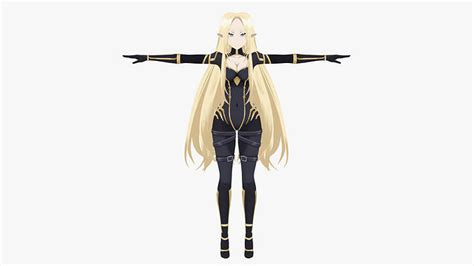 Alpha The Eminence In Shadow 3d Model Rigged Cgtrader