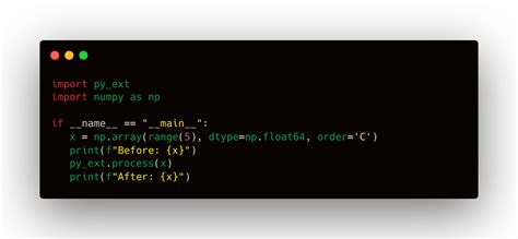 writing a c c extension for python code