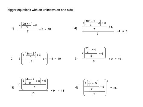 Median Don Steward Mathematics Teaching Linear Equations Sheets