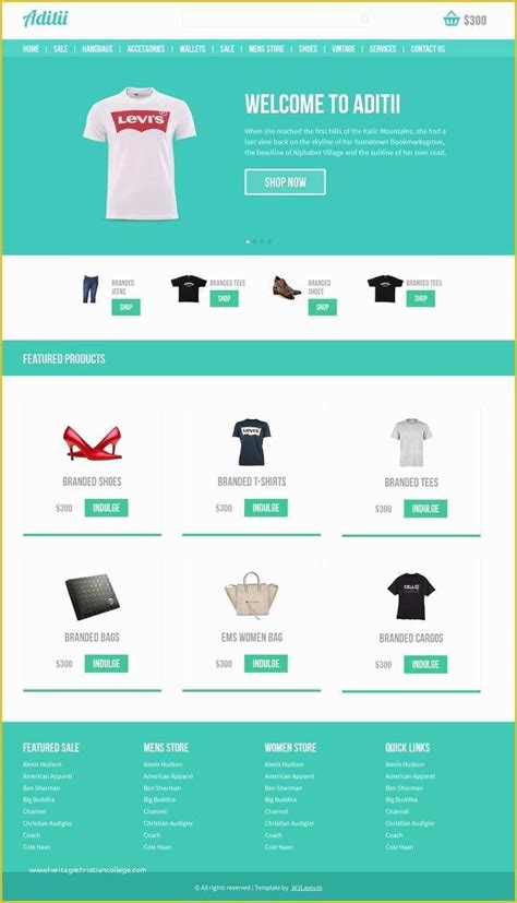 53 Free Responsive Ecommerce Website Templates Wordpress