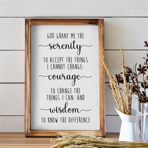 Serenity Prayer Wall Art