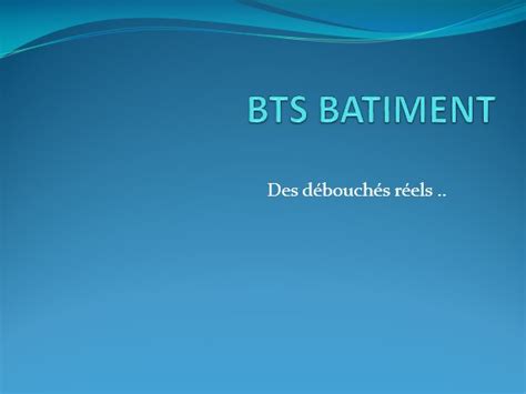 Bts Batiment Ebtp Lycée Claude Nicolas Ledoux