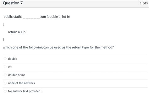 solved which one of the following can be used as the return