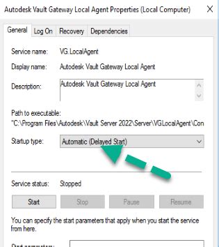 服务器重新启动后Autodesk Vault 本地网关本地代理服务未运行