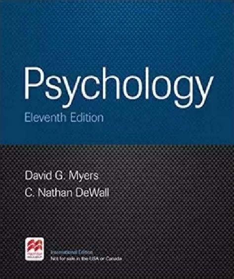 Ebook Pdfpsychology 11th Edition By David G Myers Ebooks Store