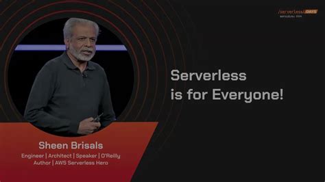 Serverlessdays Bengaluru On Linkedin Keynote Serverless Is For Everyone Sheen Brisals