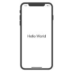iPhone UILabel を設定してテキストを表示する iOS アプリ開発