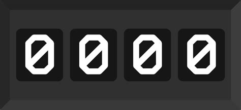 Digit Number Counter Ticker Reset To Zero Openclipart