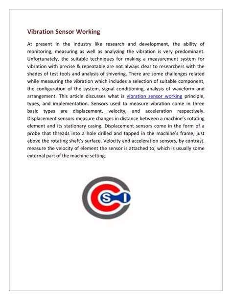 Ppt Vibration Sensor Working Powerpoint Presentation Free Download Id 11678896