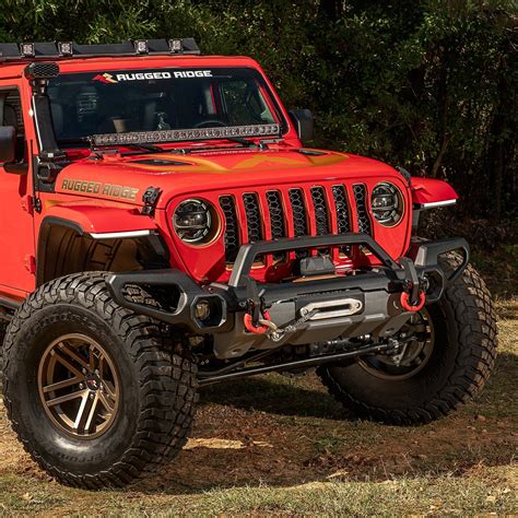 Rugged Ridge 1154955 Venator Front Bumper Overrider Rugged Ridge