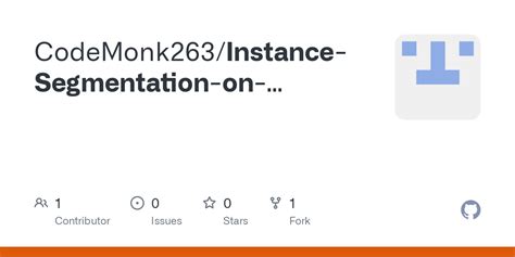 GitHub CodeMonk Instance Segmentation On Mechanical Assembly