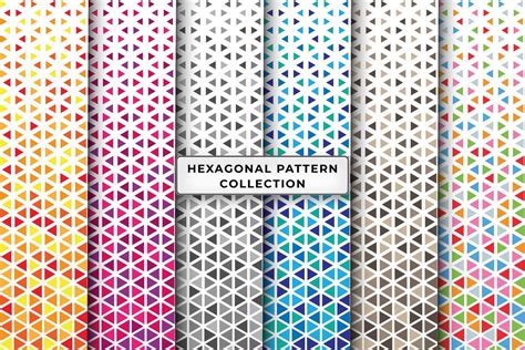 Hexagonal Pattern Shapes Background Graphic By Muzaffarsadi · Creative Fabrica