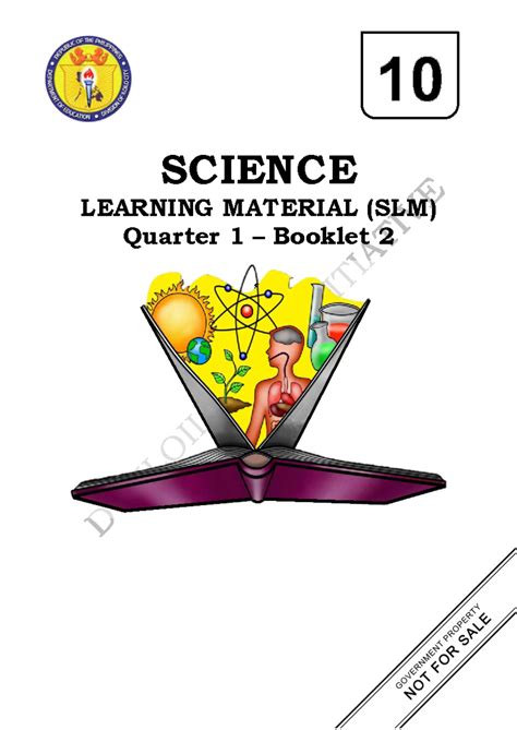 Science 10 Q1 Module 1 Science Learning Material Slm Quarter 1