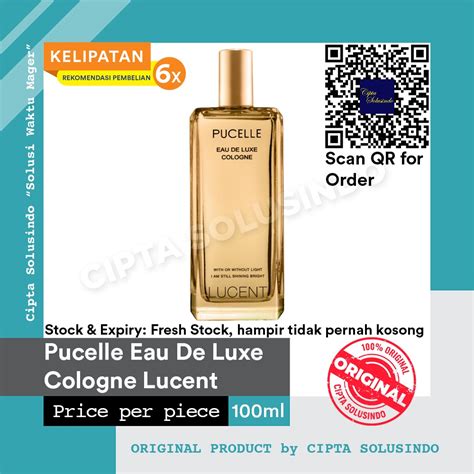 Jual Cologne Pucelle Eau De Luxe Col Lucent 100ml Indonesia Shopee