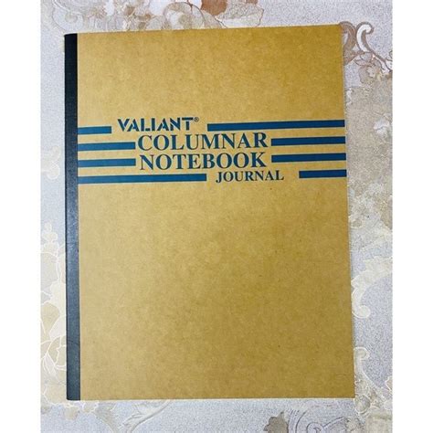Valiant Columnar Journal Notebook 2columnal Shopee Philippines