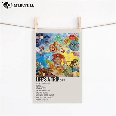 Trippie Redd Lifes A Trip Album Cover Poster Happy Place For Music