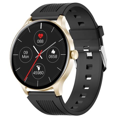 SENBONO NY20 Women Smartwatch Fitness Tracker Gold Silicone – Batonga