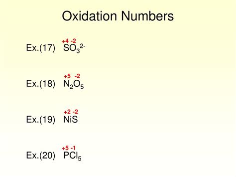 Ppt Oxidation Numbers Powerpoint Presentation Free Download Id 5075015