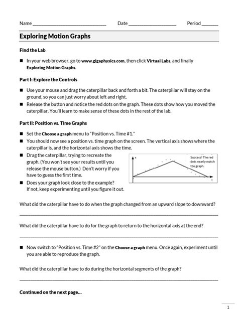 Exploringmotiongraphs Guide Pdf