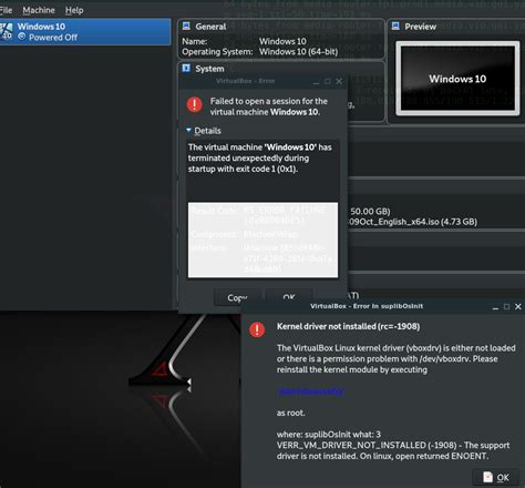 install virtualbox got error depmod error fstatat 3 vmlinuz no
