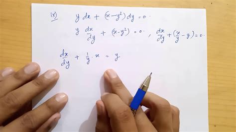 Lalit Sir Std 12 Differential Equations Lec 7 Exercise 65 Q1 Sums