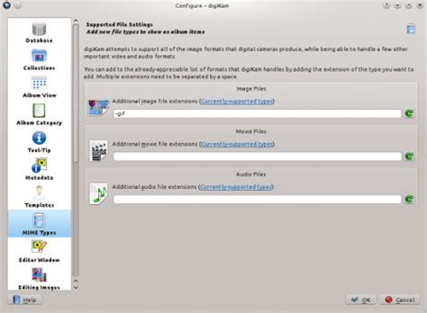 Digikam Quick Tip Disable Certain File Types KDE UserBase Wiki