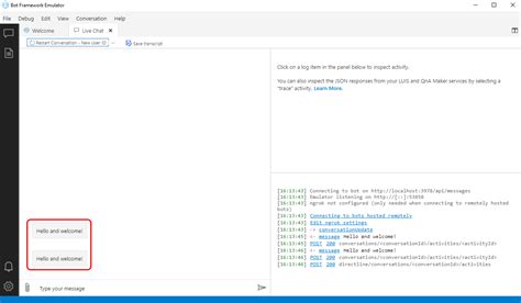Microsoft Bot Framework Echo Bot