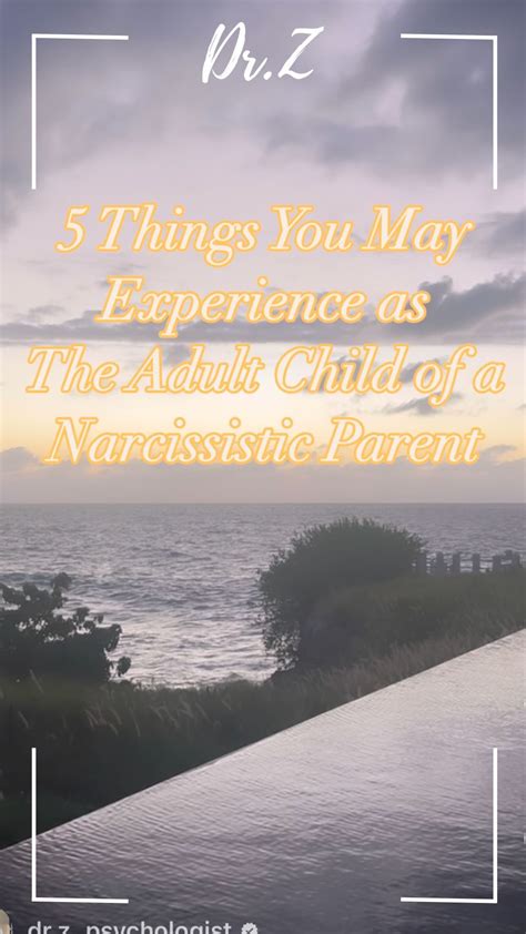 DR. JAIME ZUCKERMAN | DR.Z | 5 Things You May Experience as The Child of a Narcissistic Parent ...