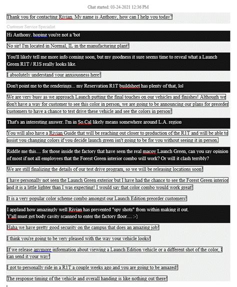 Rivian Chat Session Tid Bits Rivian Forum R1T R1S R2 R3 News Specs Models RIVN Stock