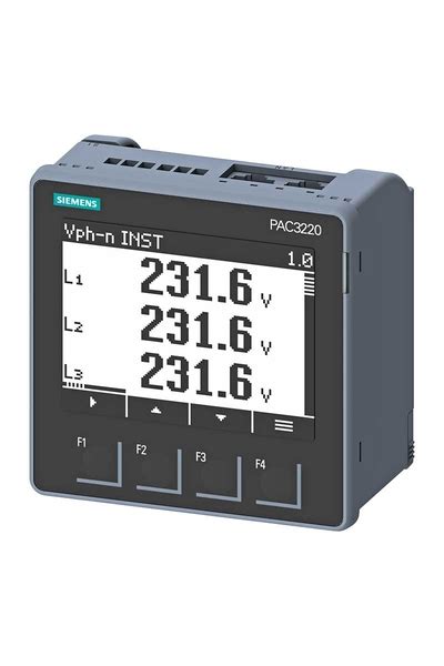 Siemens 7KM3220-0BA01-1DA0 Sentron PAC3220 Enerji Analizörü