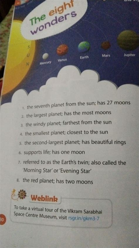Planets Moral Science Assignment Teachmint